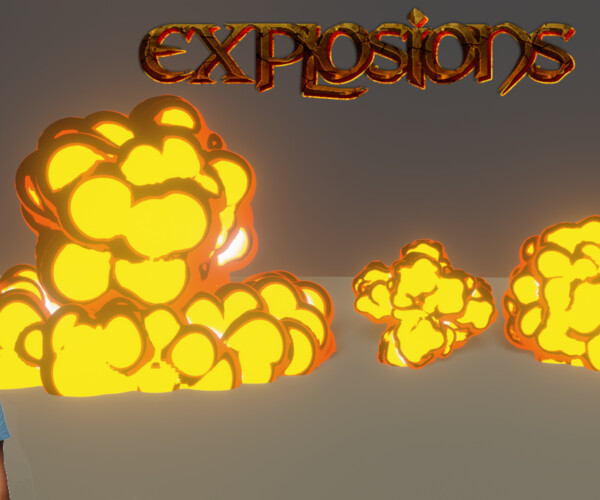 ArtStation - Stylized explosion/flame/smoke effect for blender | Resources