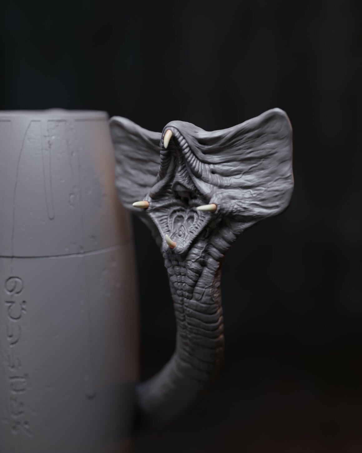 ArtStation - Alien Hammerpede ready for 3D print prometheus 3D print ...