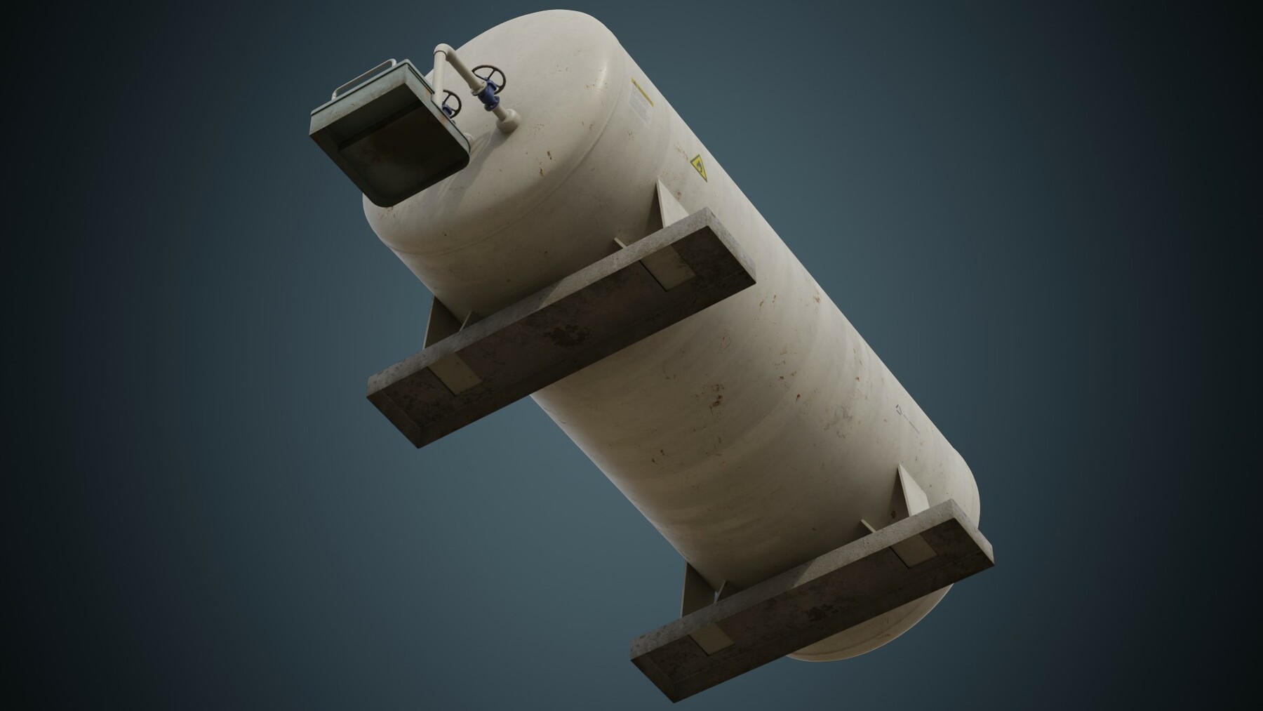 ArtStation - Industrial Gas Tank 6B | Game Assets