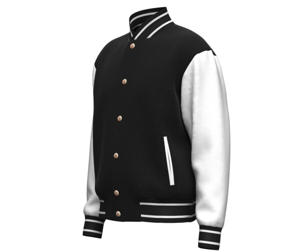 ArtStation - Varsity Jacket 3d Model | Resources