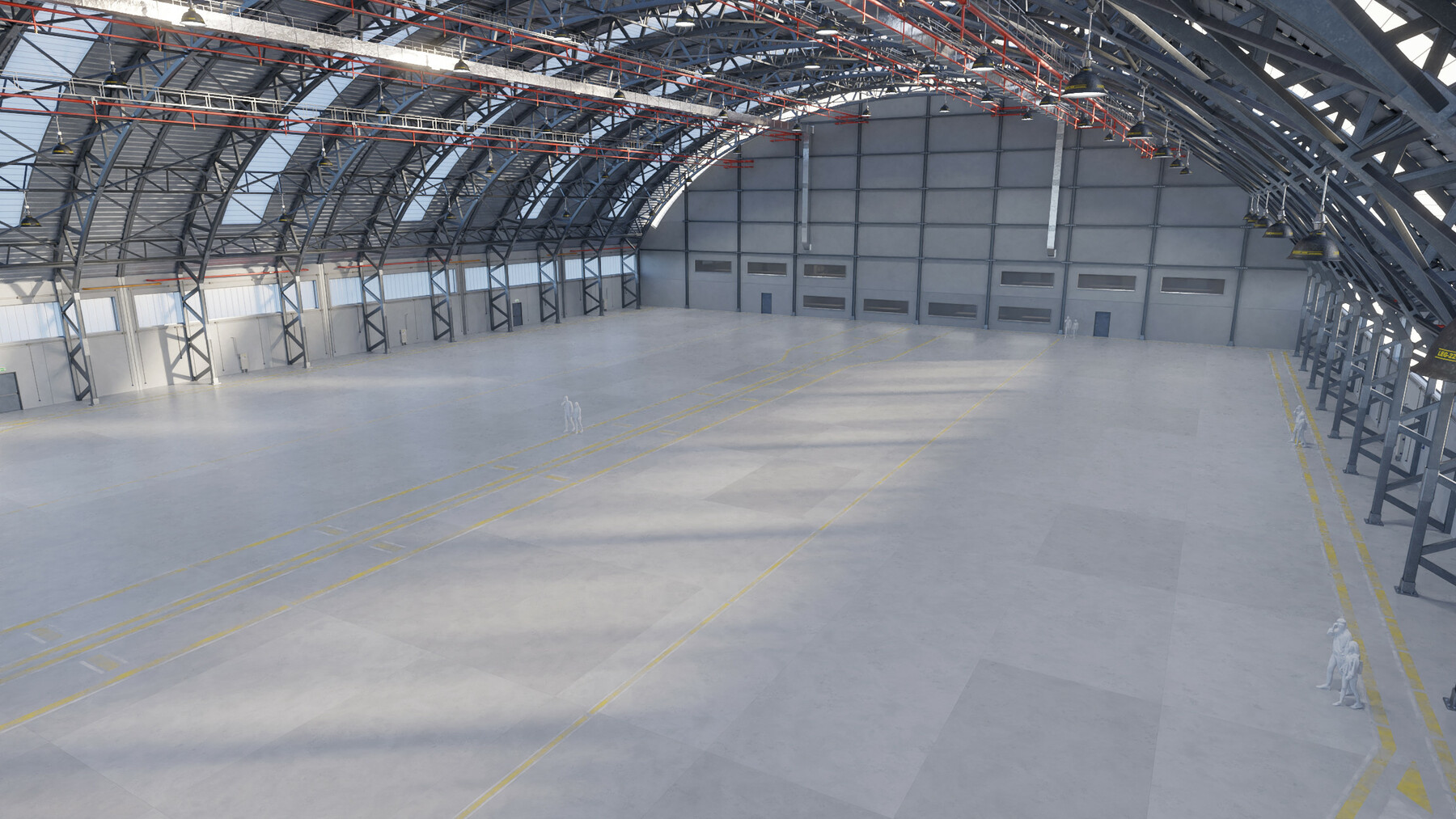 Artstation Aircraft Hangar Warehouse Resources 