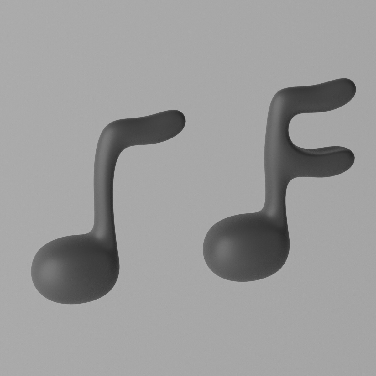 ArtStation - Cartoon Musical Note 3D model | Resources