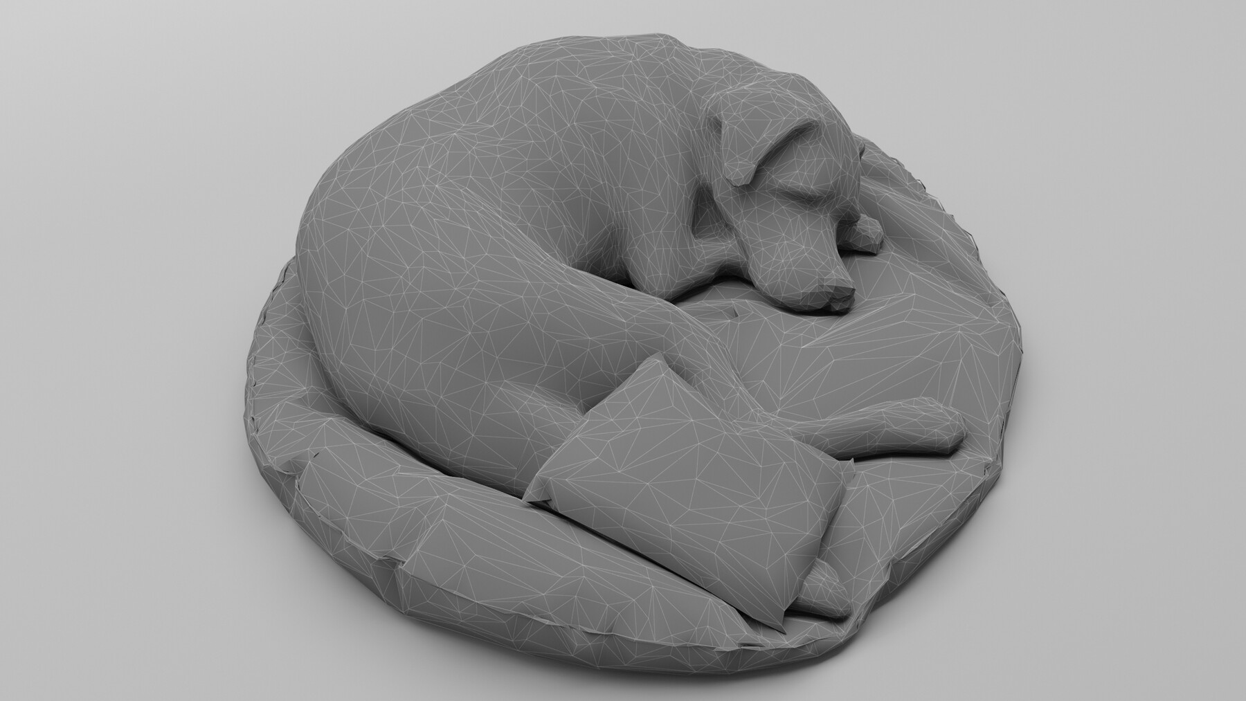 ArtStation - Dog 02_ 3d model | Resources