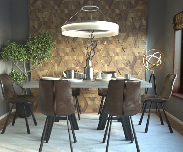 ArtStation - Interior Design Scene 02 | Resources