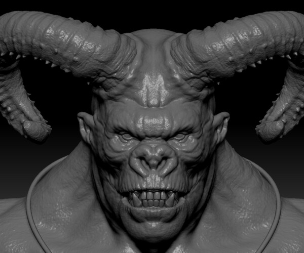 ArtStation - Demon Faun Sculpt | Resources
