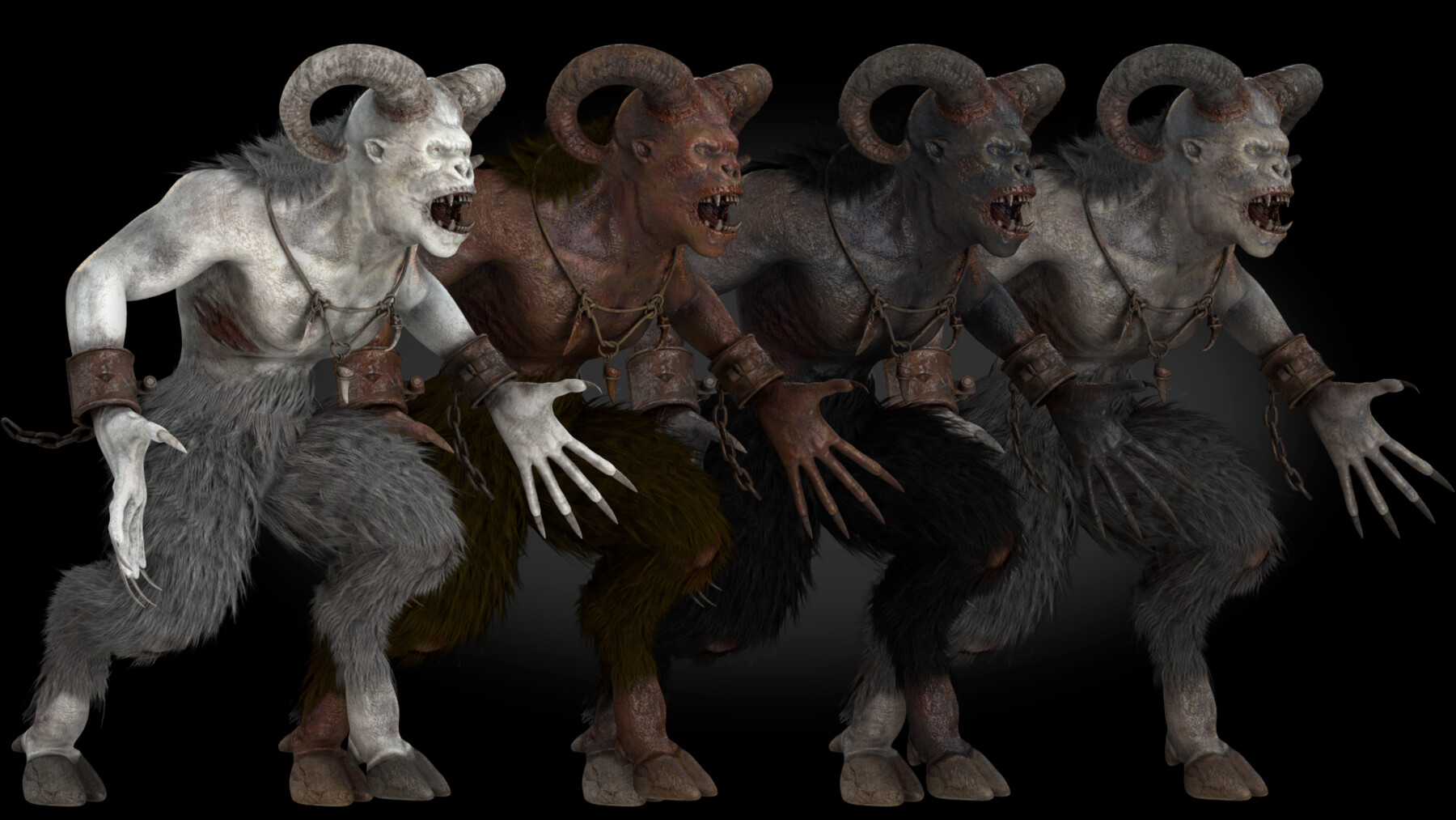 ArtStation - Demon Faun | Game Assets