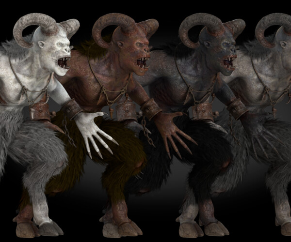 ArtStation - Demon Faun | Game Assets