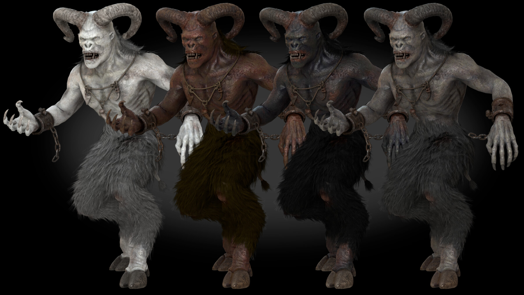 ArtStation - Demon Faun | Game Assets