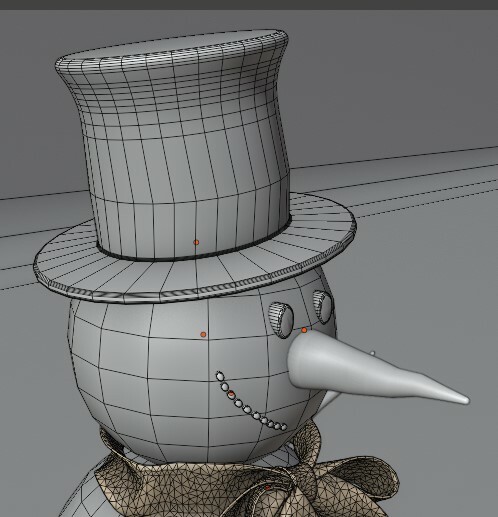 ArtStation - 3D model - Snowman | Game Assets