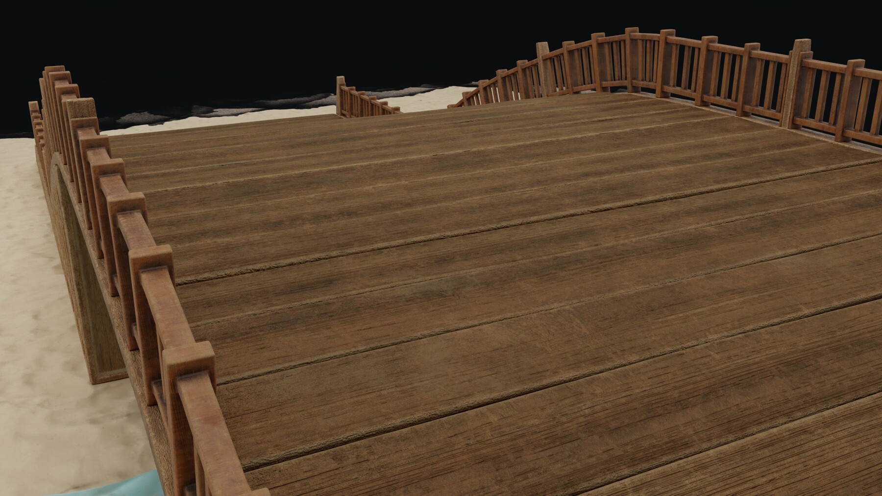 ArtStation - Old Wooden Bridge | Game Assets