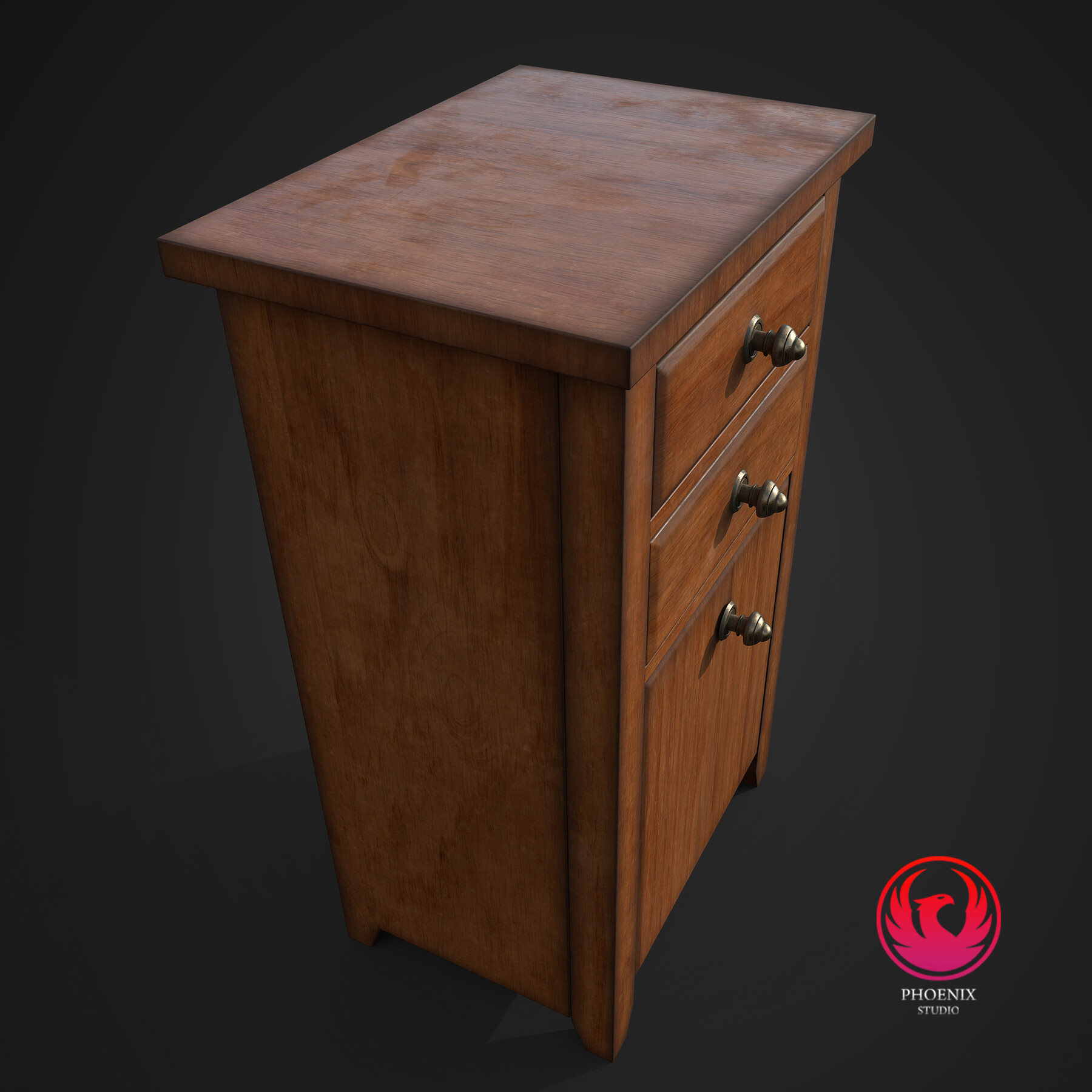 ArtStation - Hall Stand Low-poly 3D model | Resources