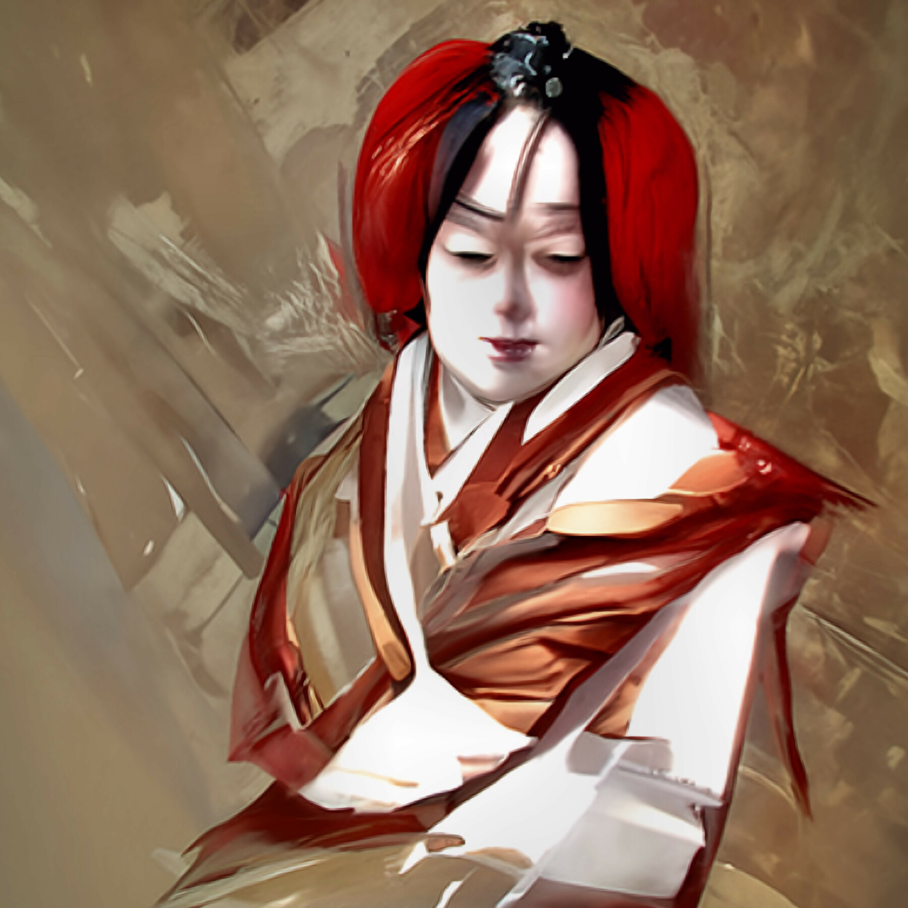 ArtStation - Japanese woman portrait | Artworks