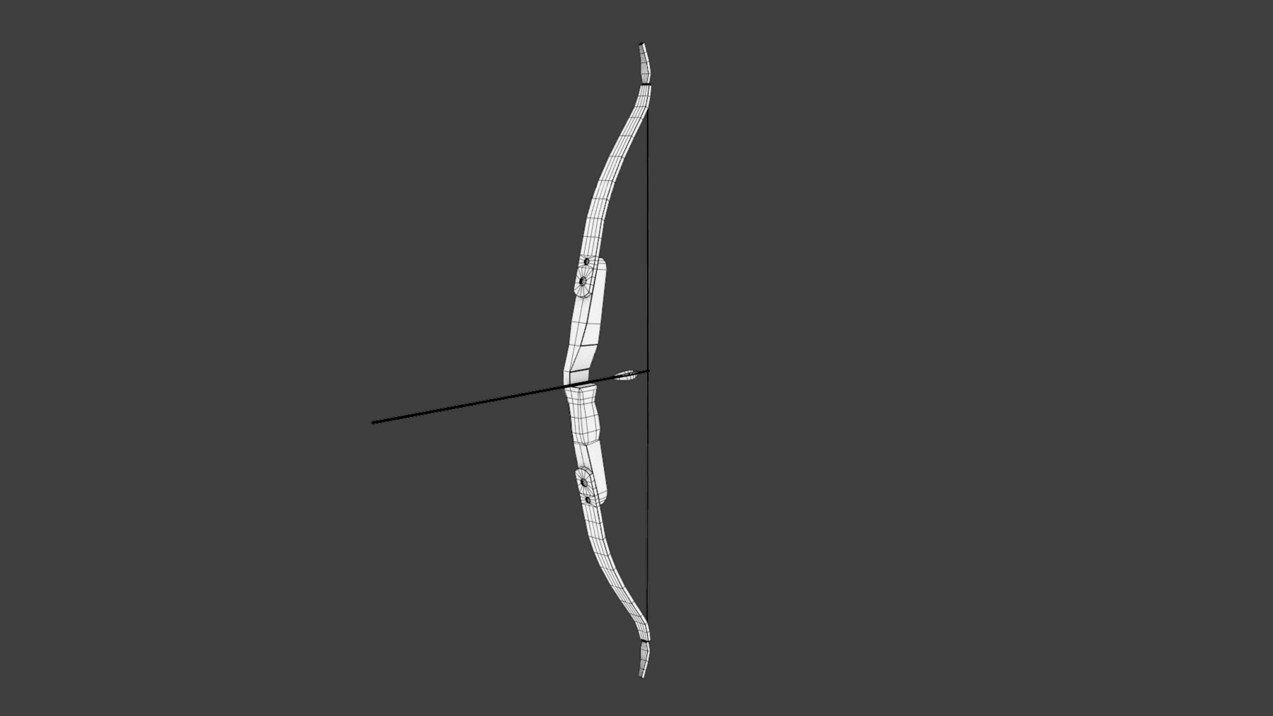 ArtStation - Recurve Bow With Arrow low poly anime rigged | Game Assets