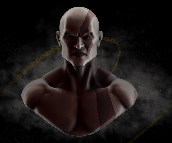 ArtStation - Classic Kratos Godofwar | Artworks