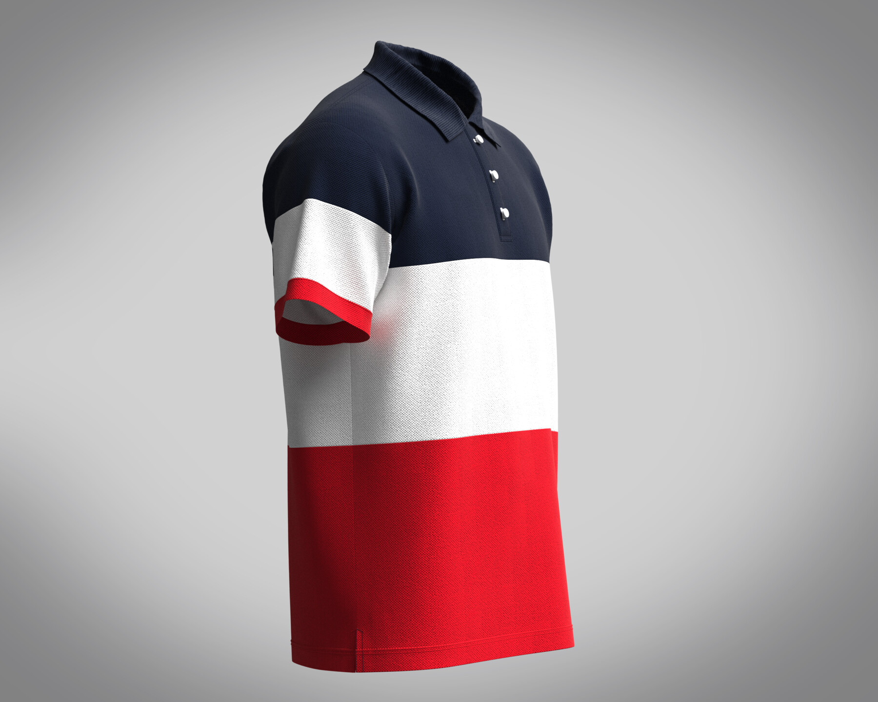 ArtStation - Polo Shirt-Contrast Color | Resources