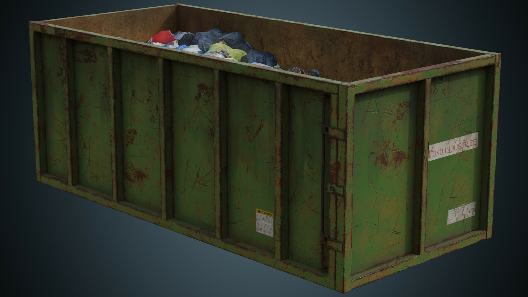ArtStation - Garbage Container 2B | Game Assets