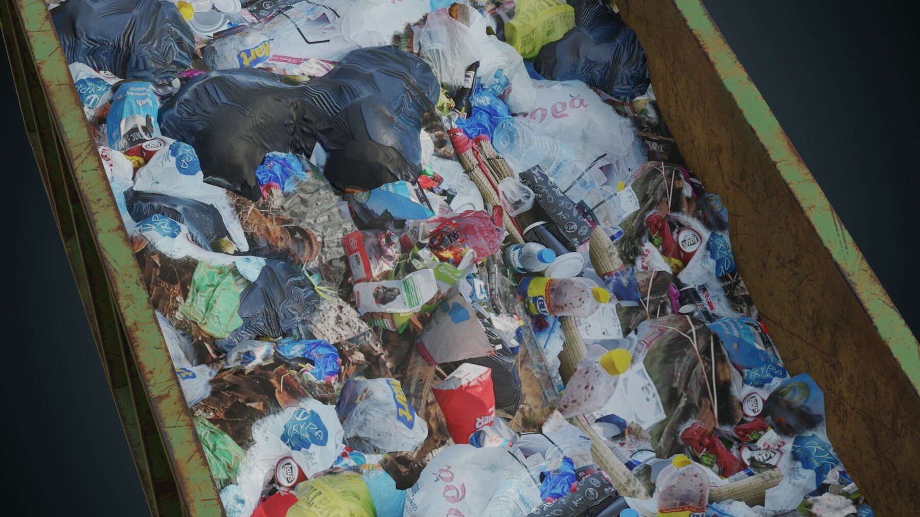 ArtStation - Garbage Container 2B | Game Assets