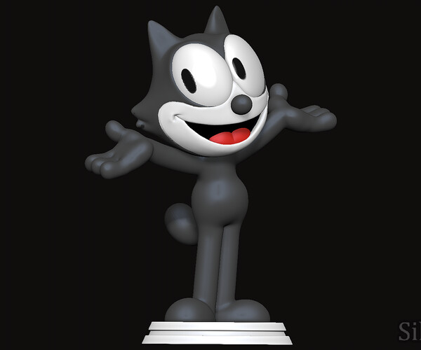 ArtStation - Felix the Cat 3D print model | Resources