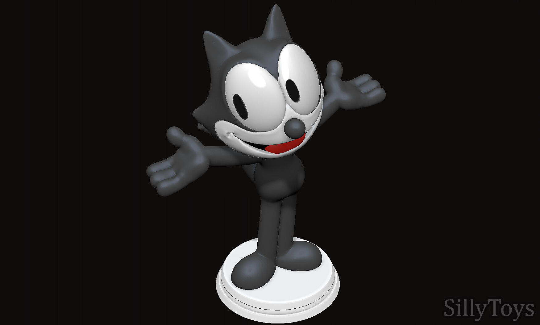ArtStation - Felix the Cat 3D print model | Resources