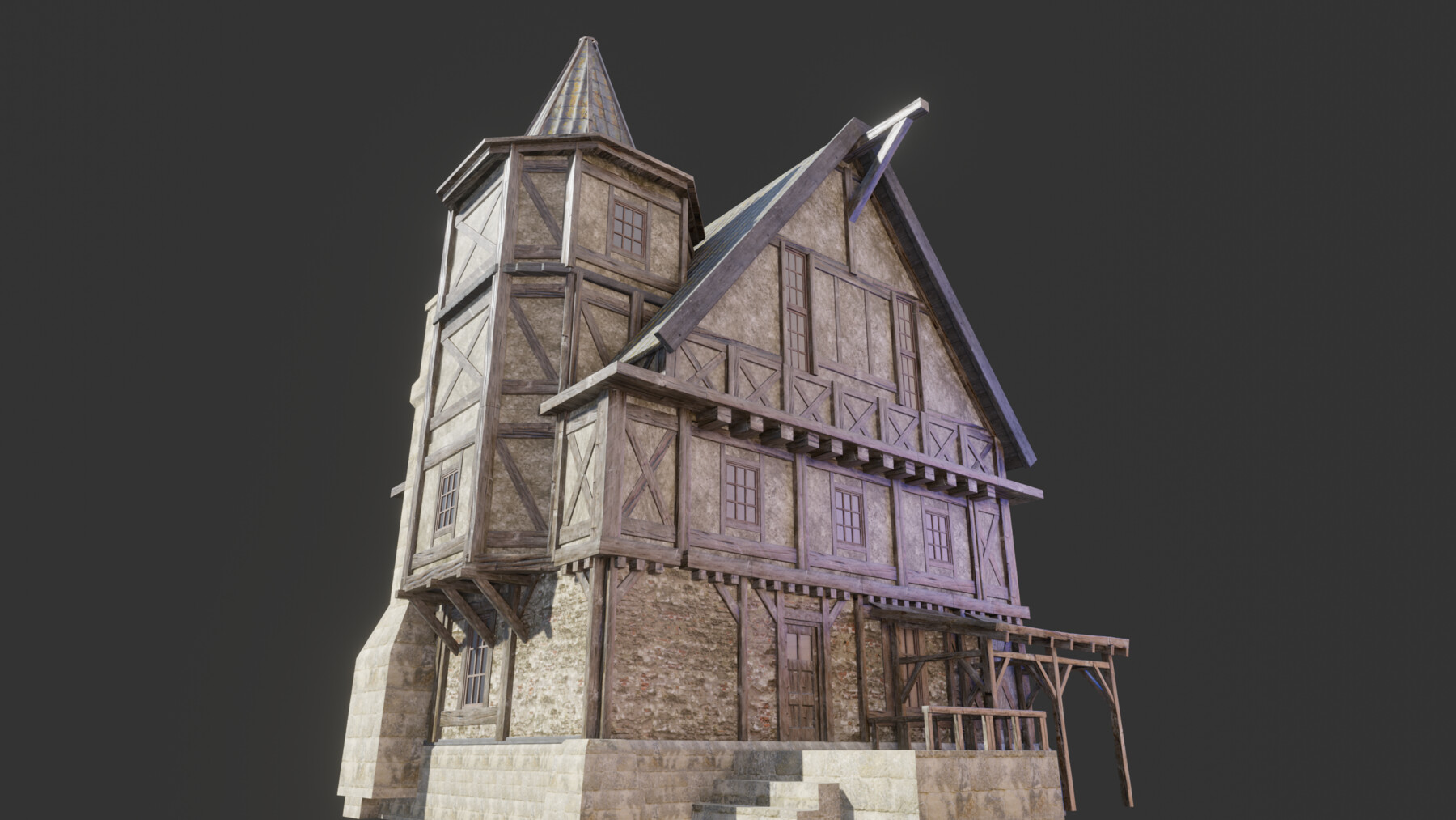 ArtStation - Medieval House | Game Assets