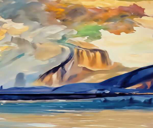 ArtStation - A spectacular waterfall | Artworks