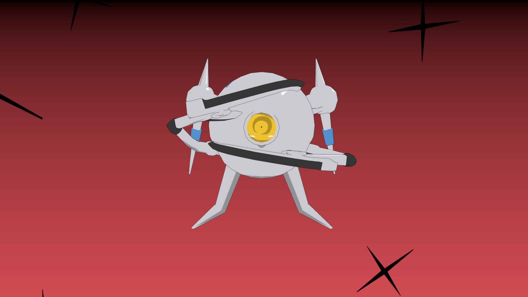 ArtStation - Slice Robot Drone anime low poly rigged | Game Assets