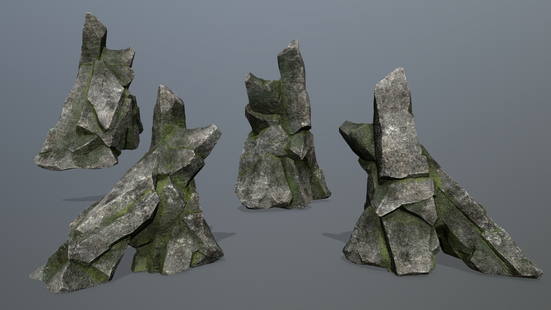 ArtStation - forest rocks | Game Assets