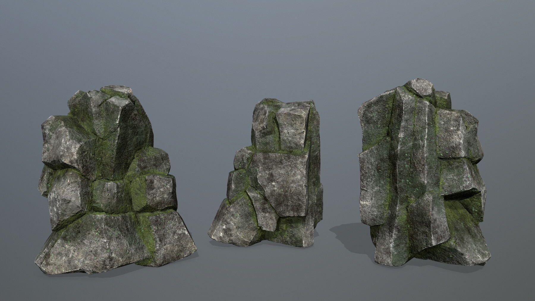 ArtStation - forest rocks | Game Assets