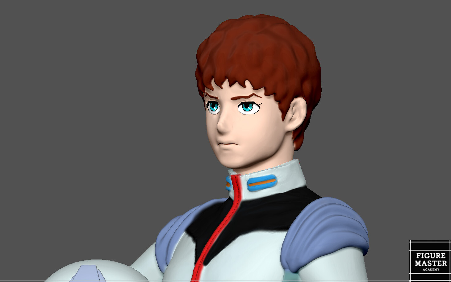 ArtStation - AMURO RAY GUNDAM PILOT GUNPLA ANIME 3D PRINT | Resources