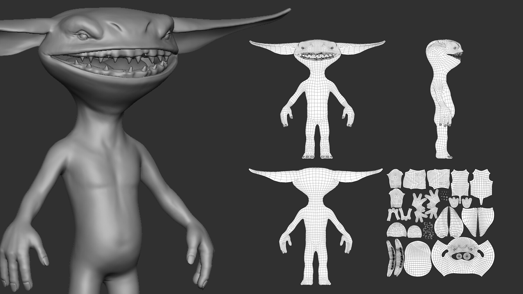 ArtStation - Goblins - Base Meshes | Game Assets