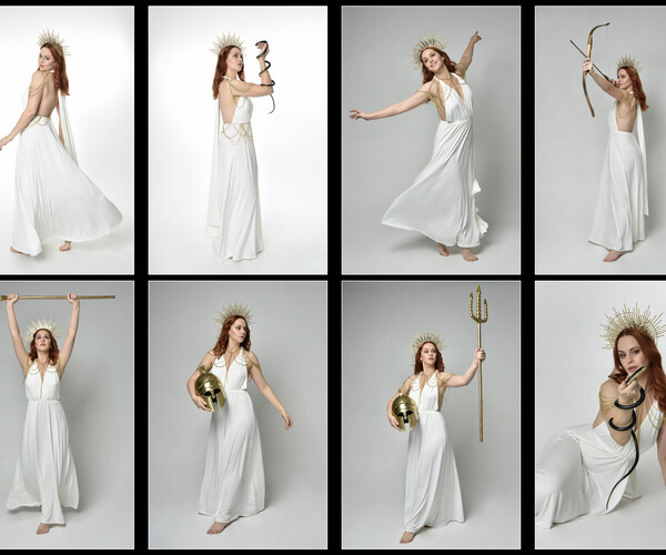 ArtStation - x181 Golden Goddess - Pose Reference Pack | Resources