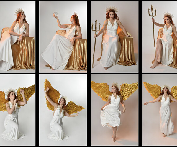 ArtStation - x181 Golden Goddess - Pose Reference Pack | Resources