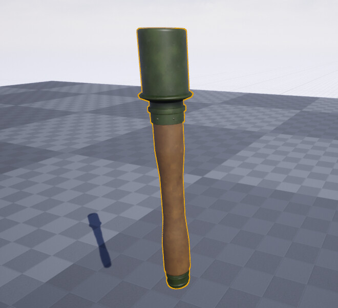 ArtStation - Stick grenade/Stielhandgranate Stylized | Game Assets