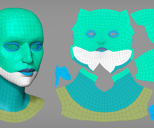 ArtStation - Cartoon female character Sheila base mesh | Resources