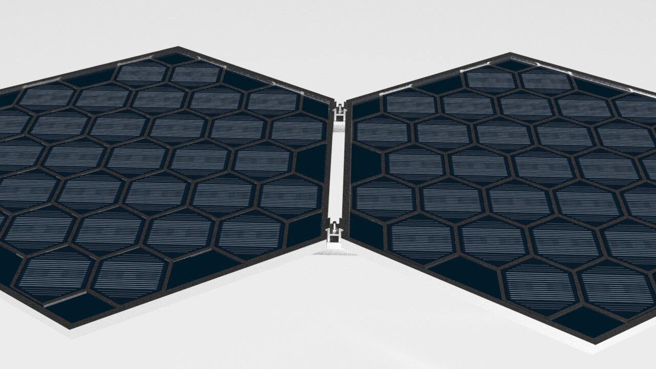 ArtStation - Solar Panel Hexagonal | Resources