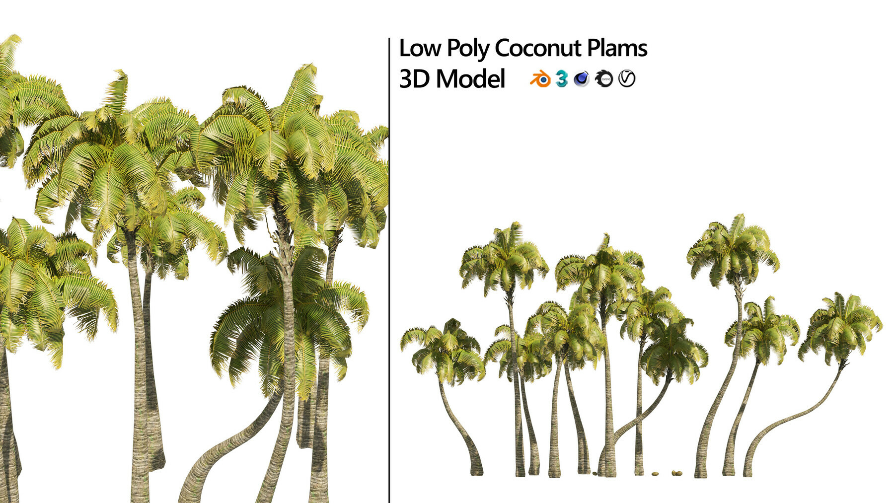 ArtStation - coconut tree beach | Game Assets