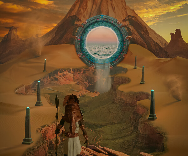 ArtStation - The Intergalactic Gate | Artworks