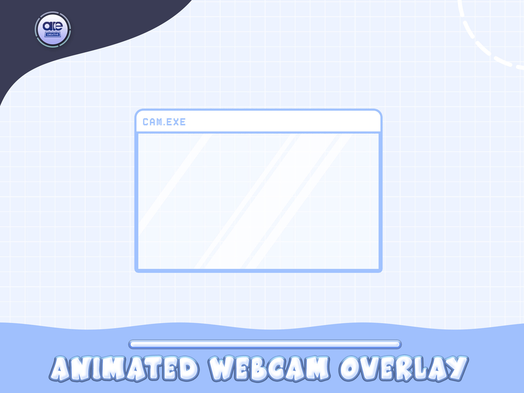 ArtStation - Twitch Overlay Animated Blue, Twitch Overlay Cozy, Twitch ...