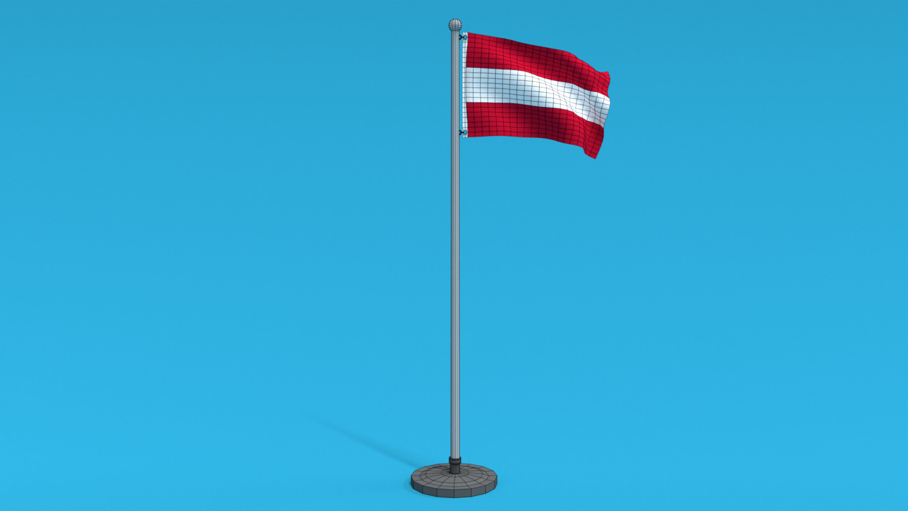 ArtStation - Low Poly Seamless Animated Austria Flag | Resources