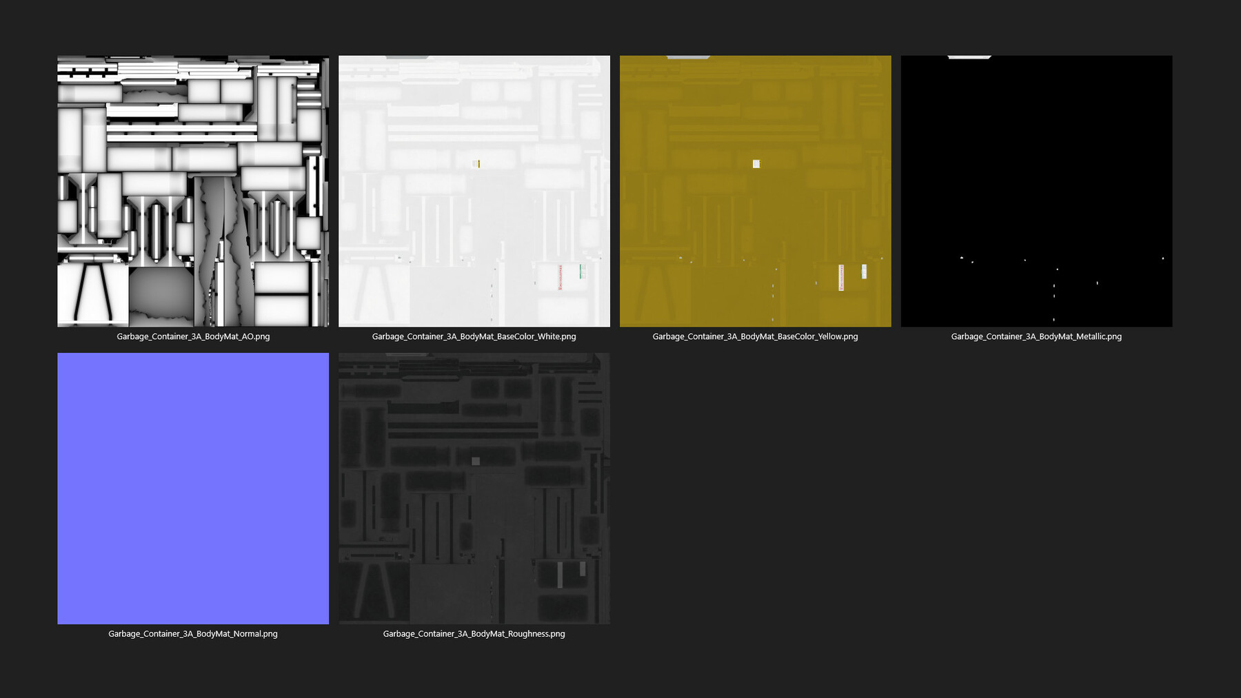 ArtStation - Garbage Container 3A | Game Assets