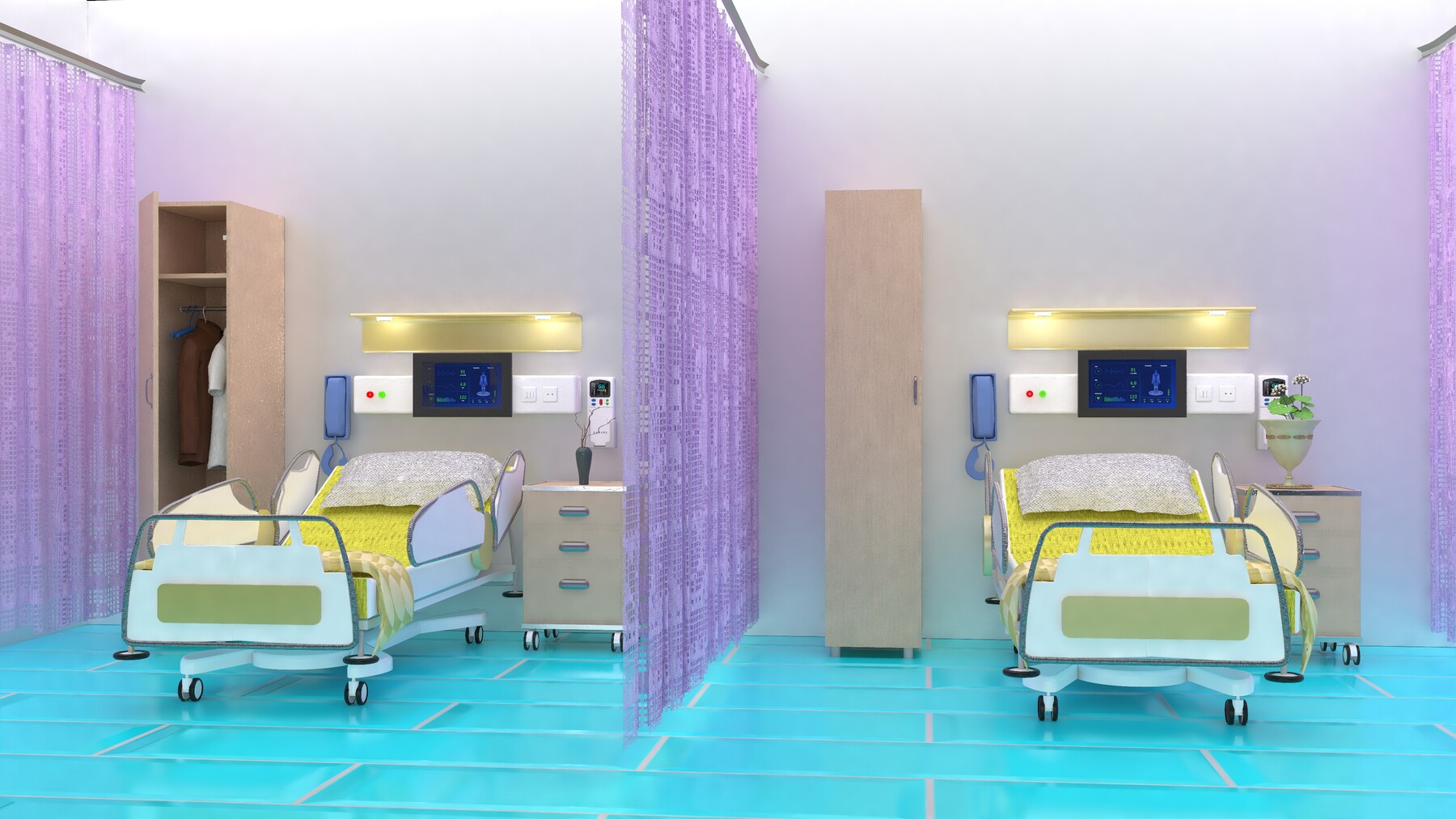 ArtStation - Hospital Ward 4 | Resources