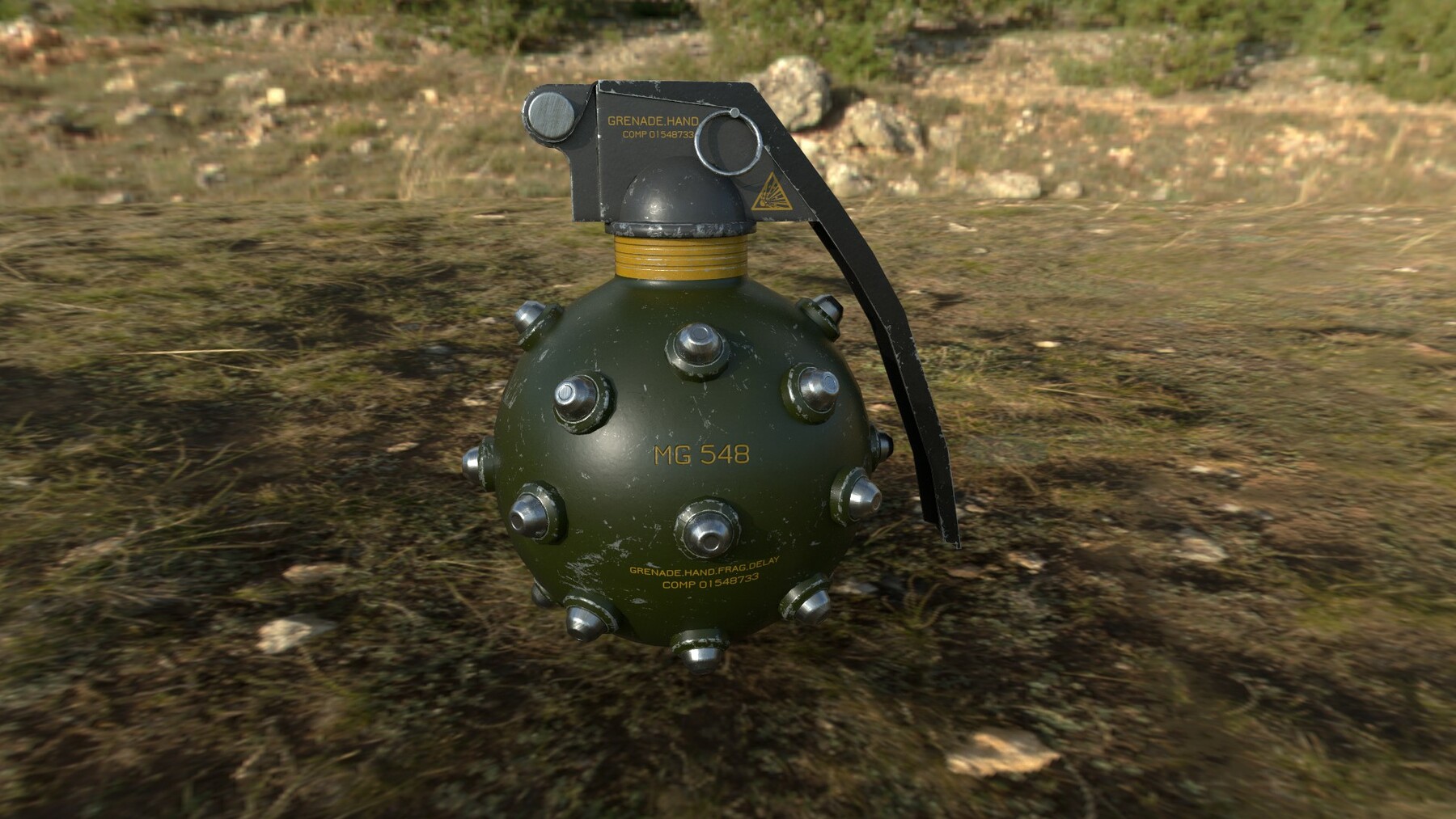 ArtStation - Hand Grenade - Low Poly - Game Ready | Game Assets