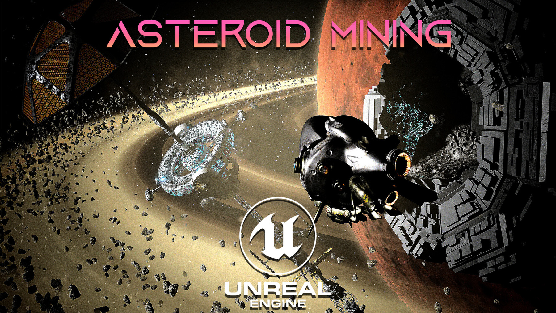 ArtStation - Asteroid Mining in Space Unreal Engine 5 | Resources