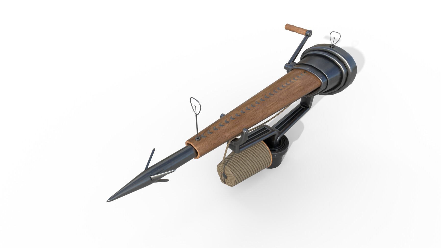 ArtStation - Metal weapon harpoon PBR Low-poly 3D model | Resources