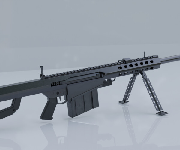 ArtStation - Barrett.50Cal M82A1 | Game Assets