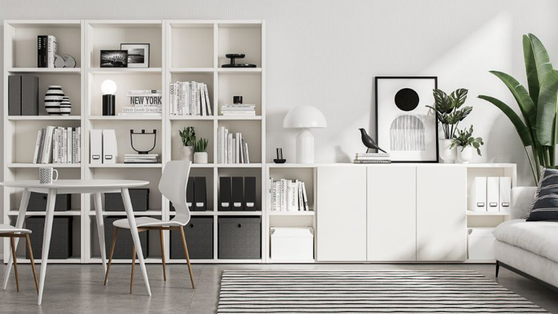 ArtStation - Sam Bookcase 3 tier 160cm | Resources