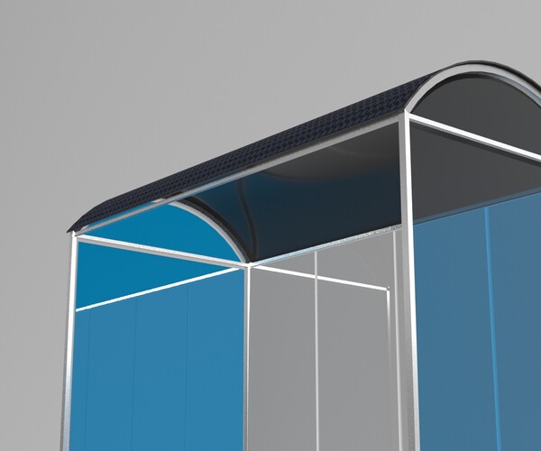 ArtStation - Solar Panel Bus Station | Resources