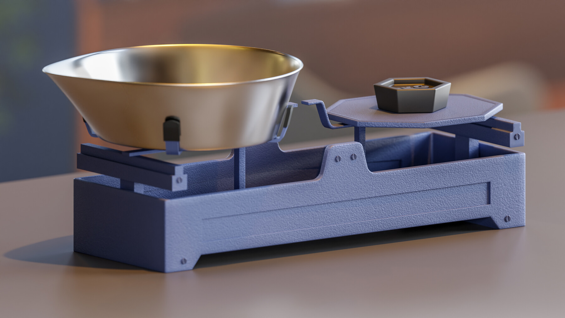 ArtStation - Traditional Old Balancing Weighing Scale Machine 3d Model ...