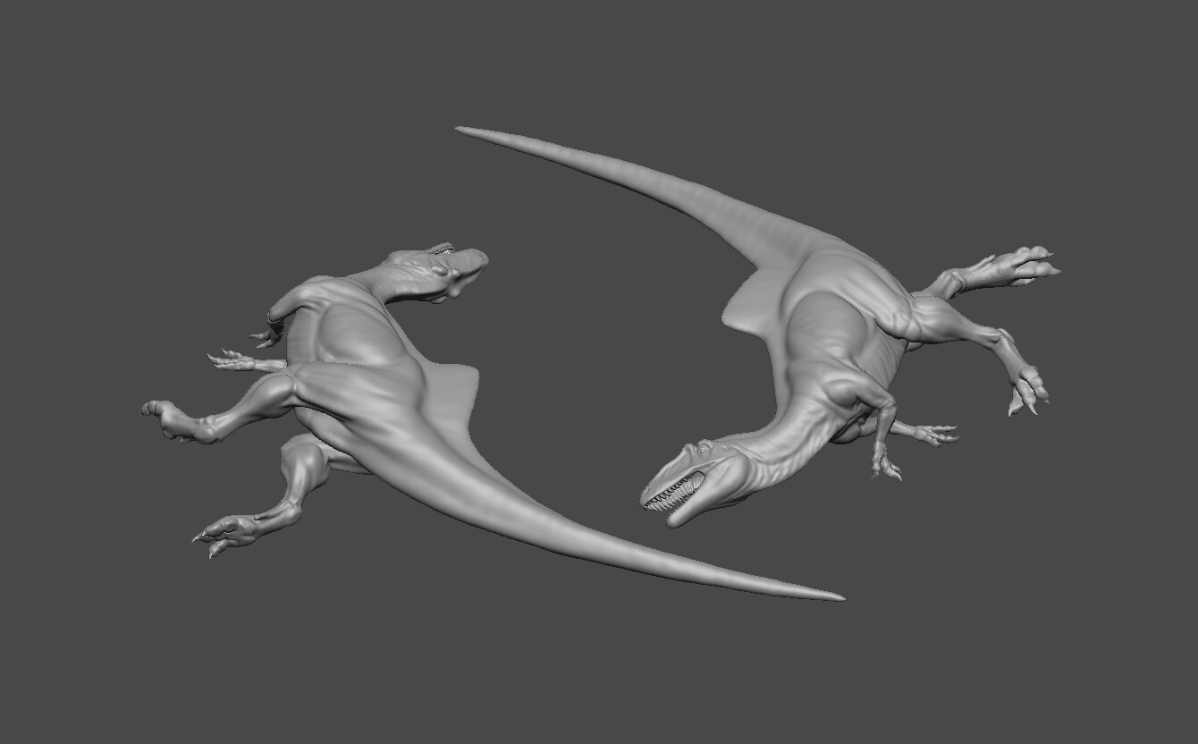 ArtStation - Dinosaur Pose 04 | Resources
