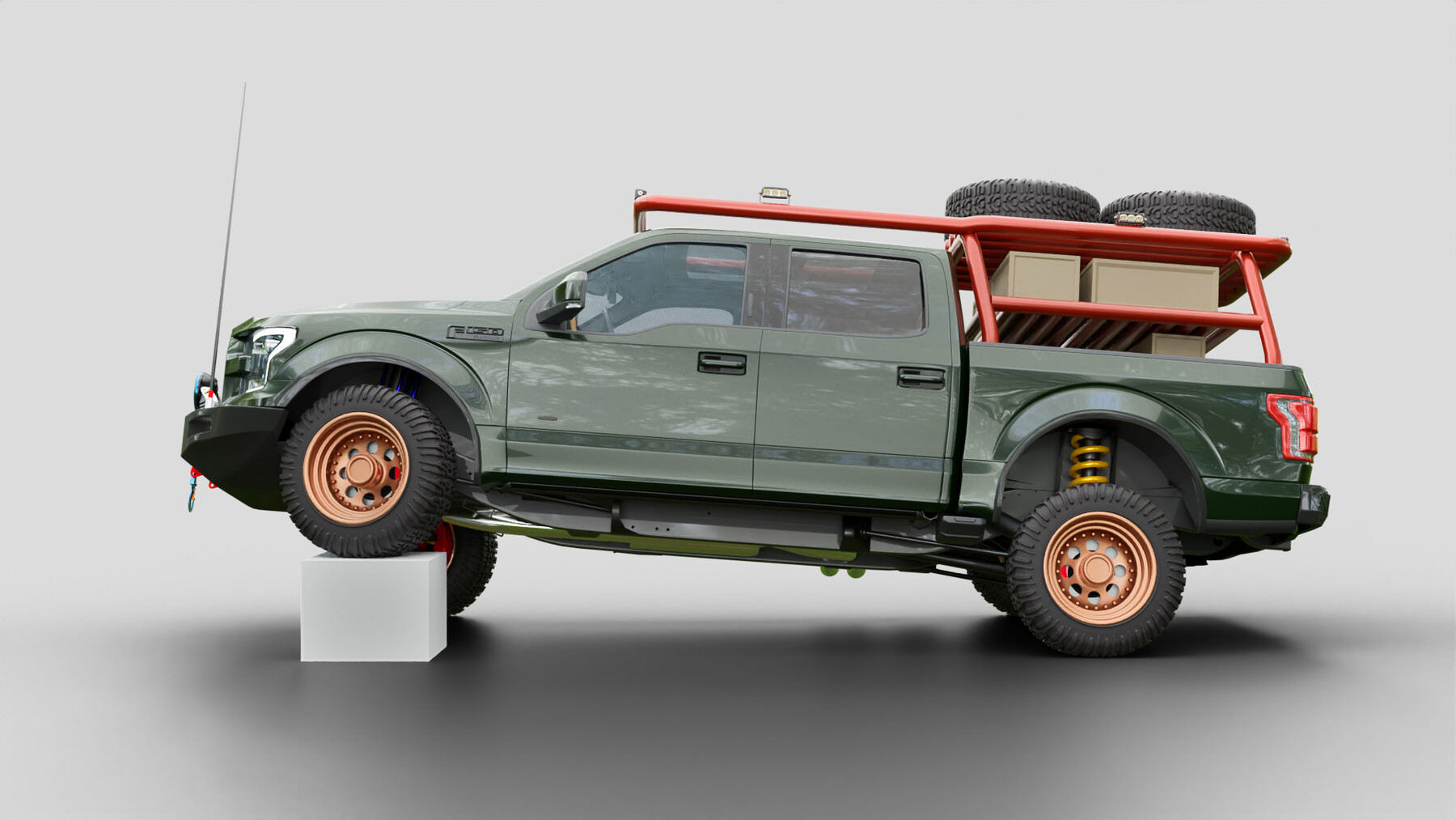 ArtStation - Ford F-150 off-road recovery vehicle | Game Assets